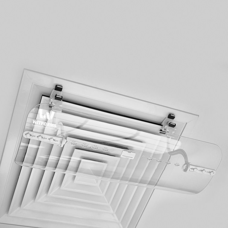 Witforms / Square - Déflecteur d'air AC réglable adapté aux prises carrées du climatiseur ...